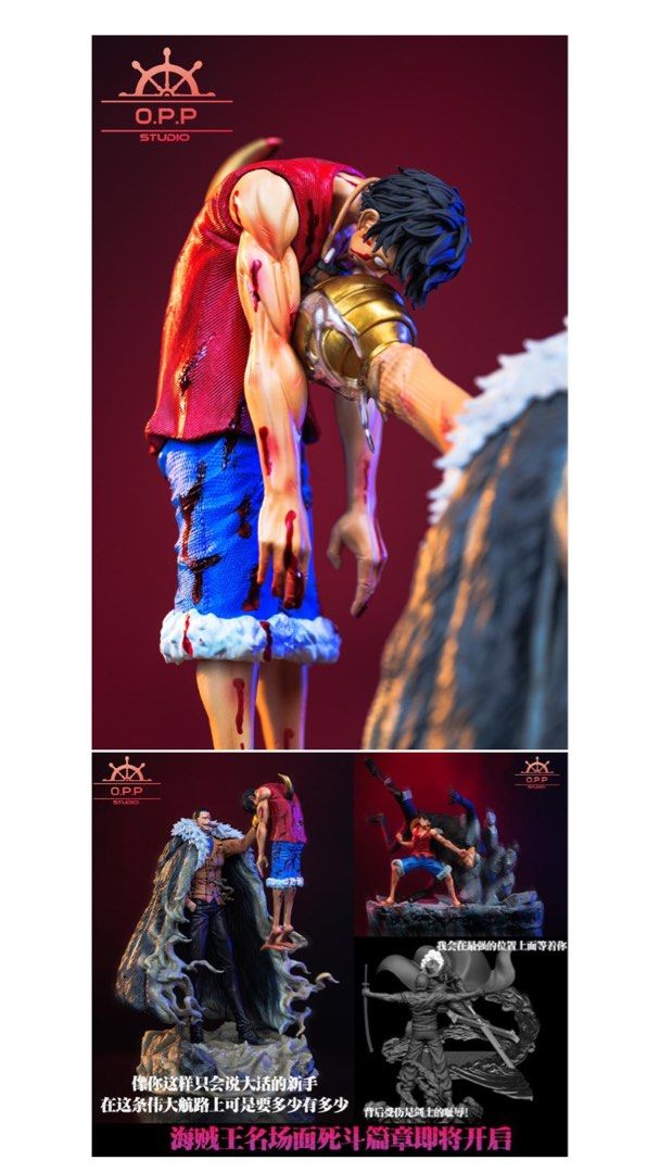 OPPS Studio - One Piece Scene - Sir Crocodile VS Luffy, Hobbies & Toys ...