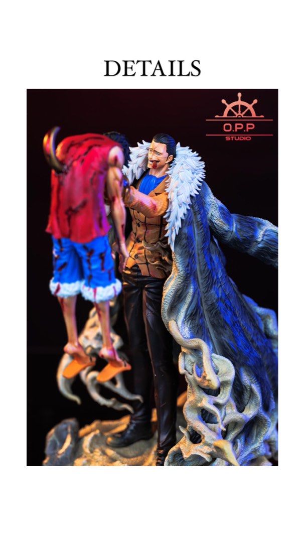 OPPS Studio - One Piece Scene - Sir Crocodile VS Luffy, Hobbies & Toys ...