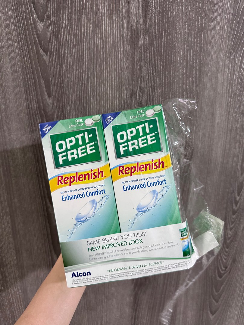 Opti Free Contact lens solution, Beauty & Personal Care, Vision Care on ...