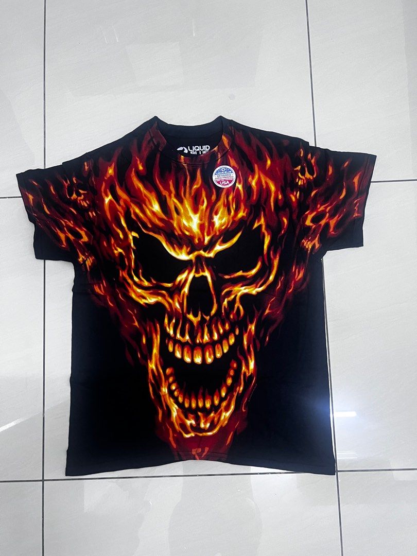 ORIGINAL LIQUID BLUE RAGING INFERNO, Men's Fashion, Activewear on Carousell