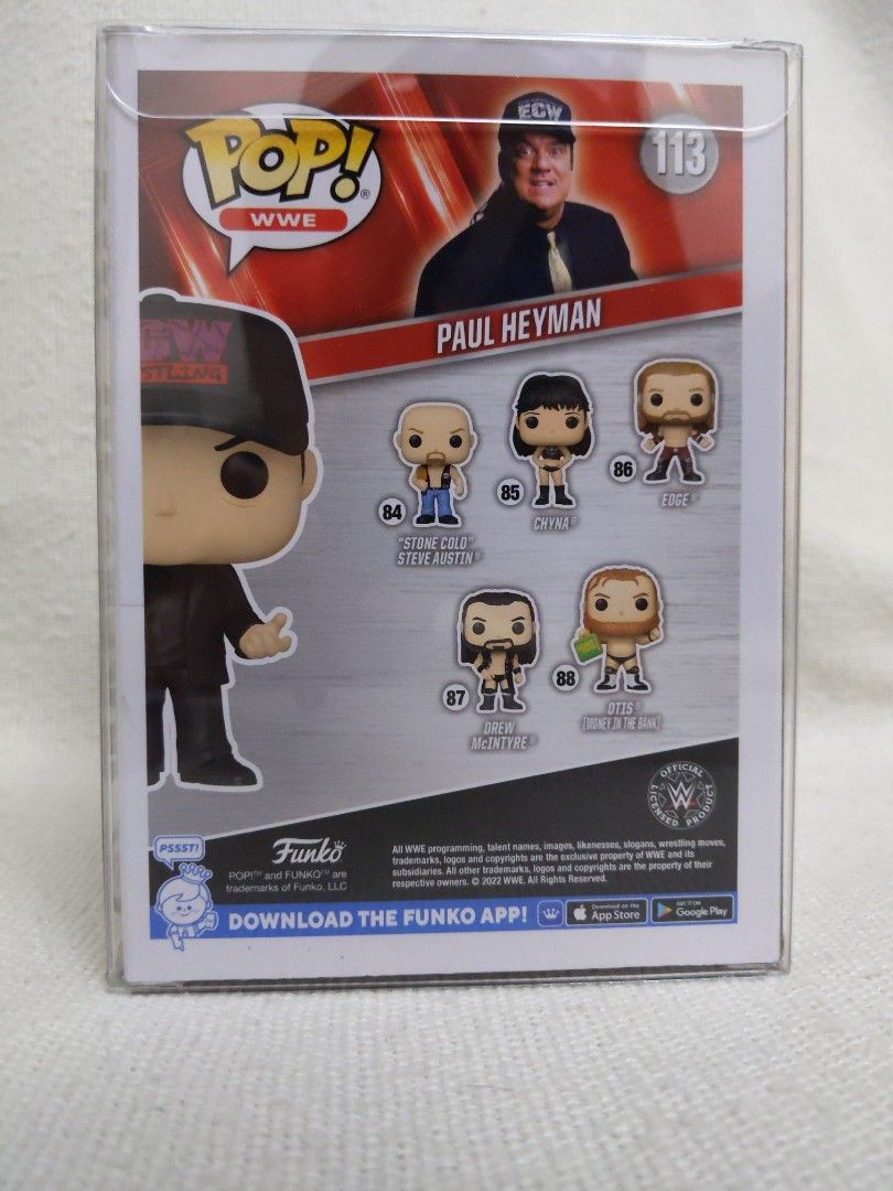 Paul Heyman Special Edition WWE Funko Pop, Hobbies & Toys, Toys & Games ...