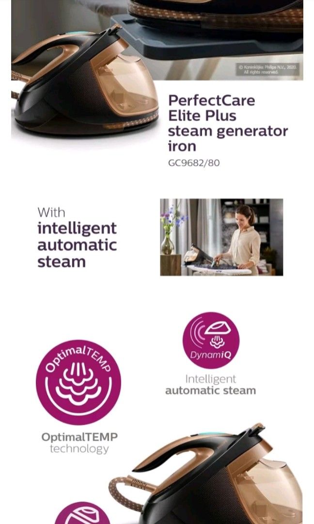 Philips steam iron - lightly used, TV & Home Appliances, Irons ...