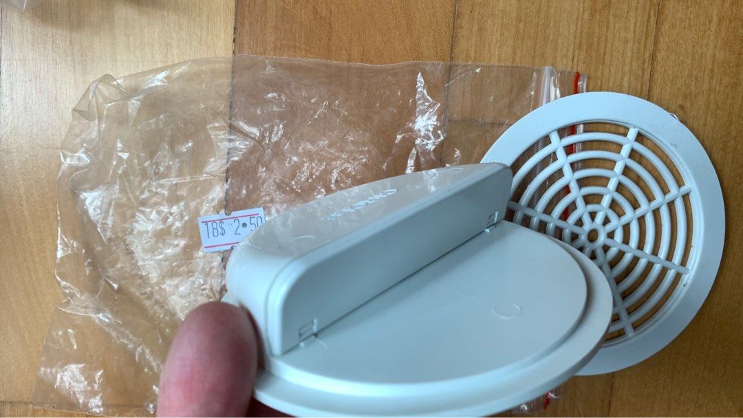 Plastic Floor Trap with flap to prevent insects entering, Furniture ...