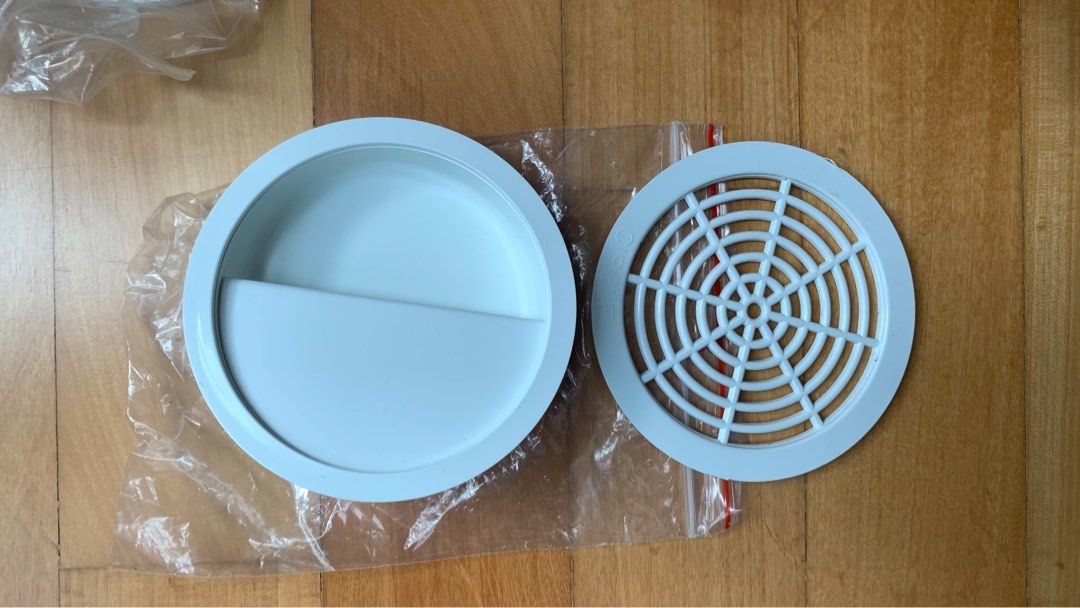 Plastic Floor Trap with flap to prevent insects entering, Furniture ...
