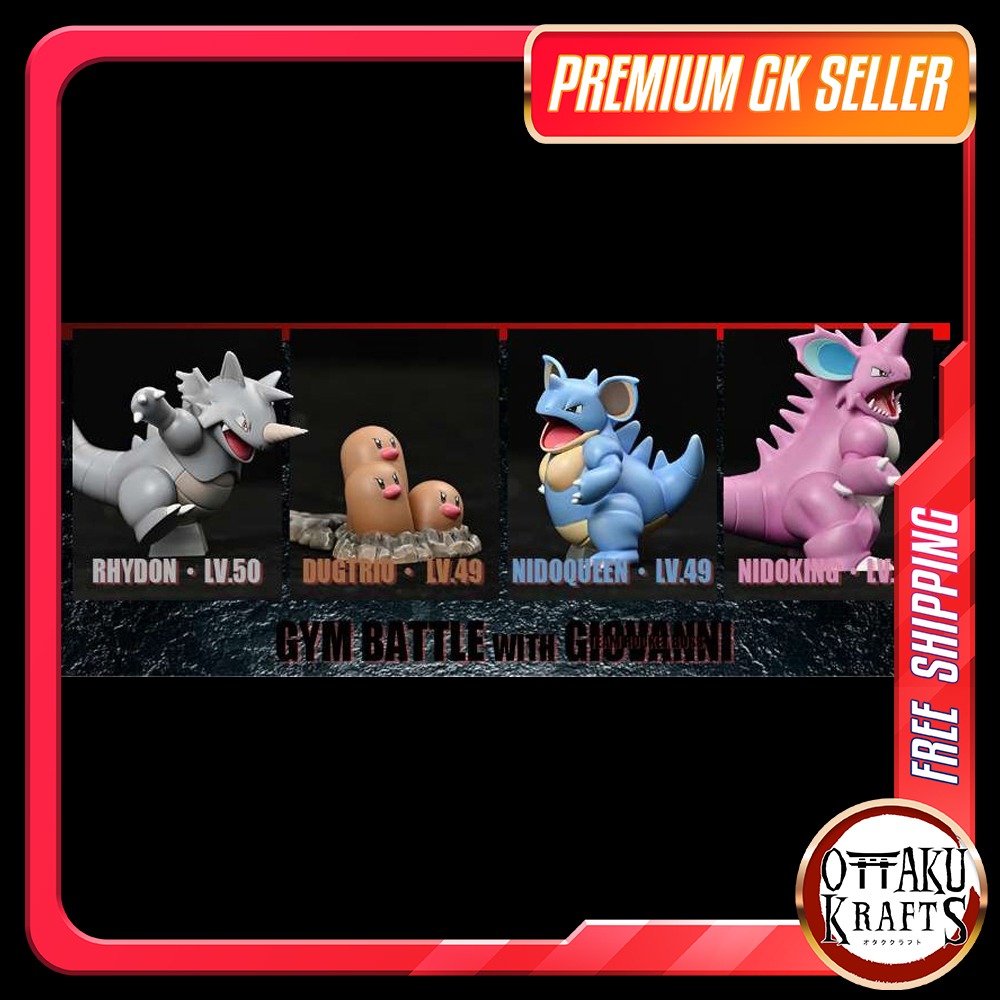 Pokemon | Rhydon X Dugtrio X Nidoqueen X Nidoking | Fang Tang Studio【PO ...