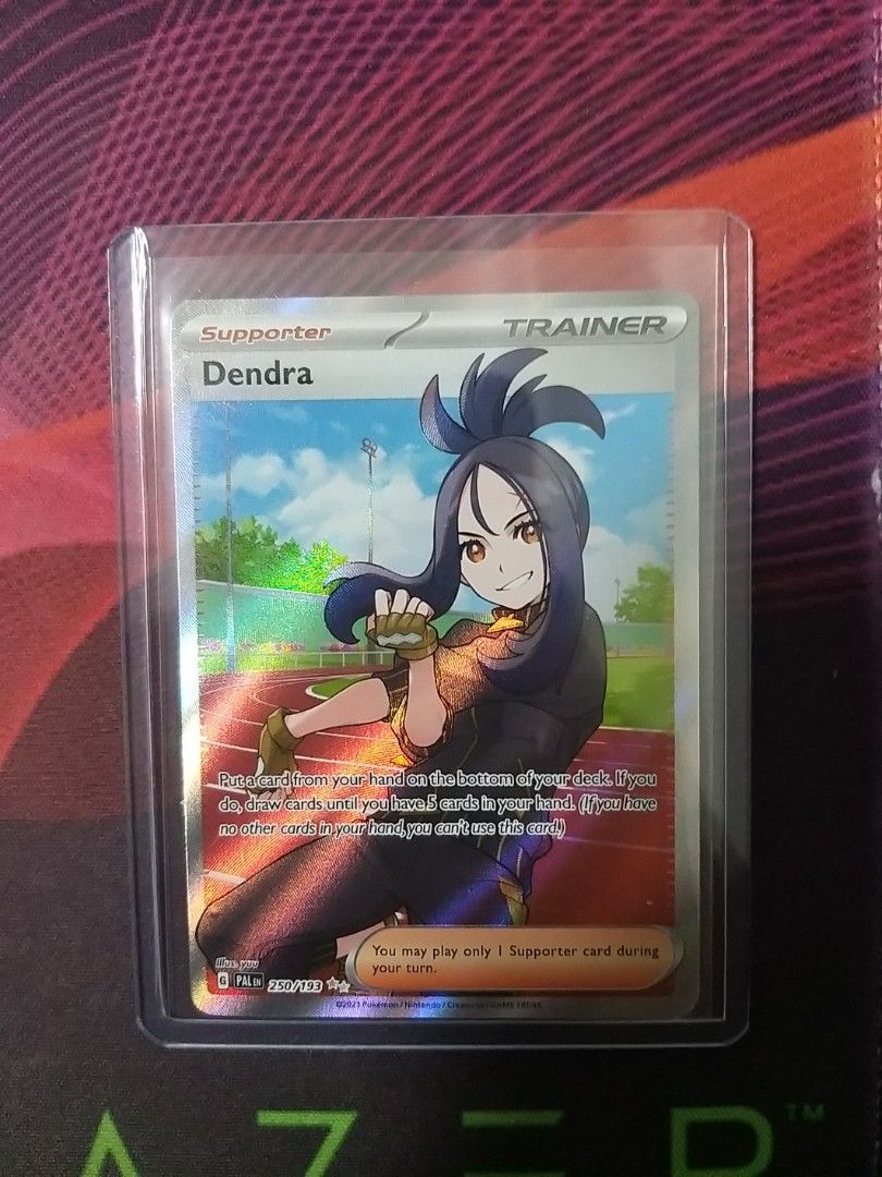 Pokemon Card English Paldea Evolved Dendra Full Art Trainer, Hobbies ...