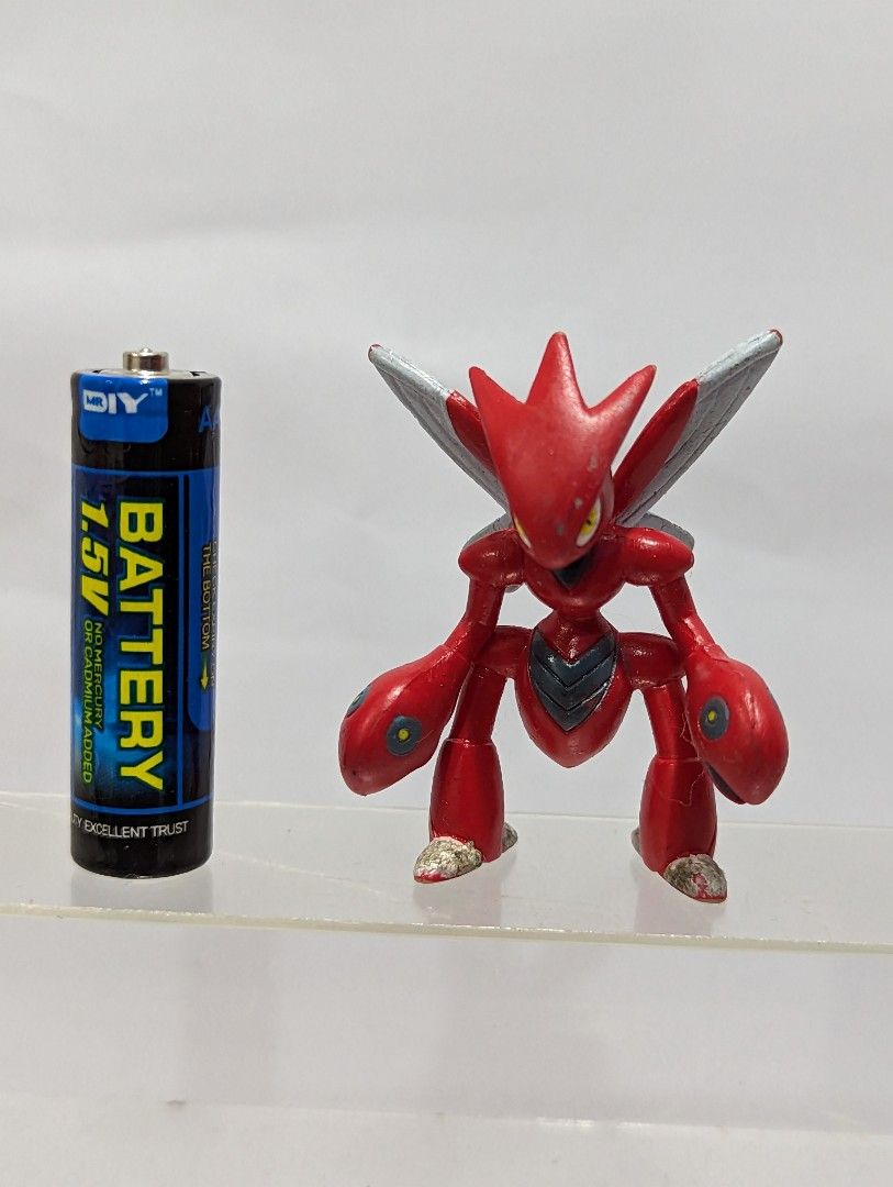POKEMON SCIZOR FIGURE, Hobbies & Toys, Toys & Games on Carousell