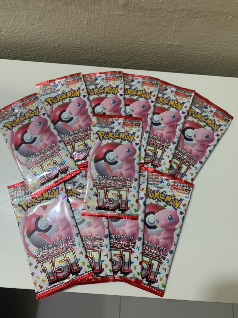 Pokemon TCG 151 Japanses Set Booster Packs (loose packs) IN STOCK ...