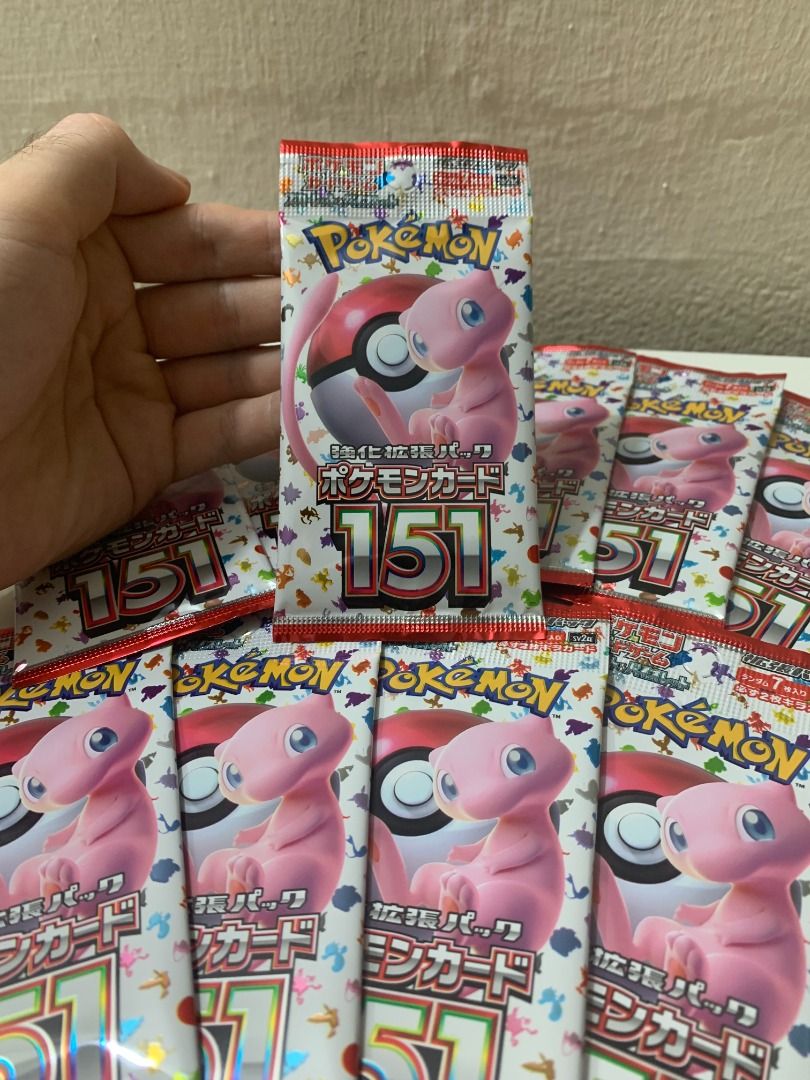 Pokemon TCG 151 Japanses Set Booster Packs (loose packs) IN STOCK ...