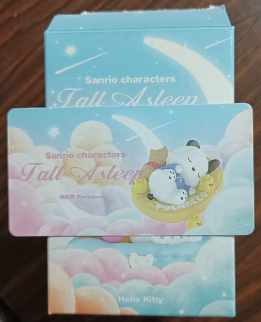Popmart Sanrio Characters Fall Asleep Series Pochacco, Hobbies & Toys ...