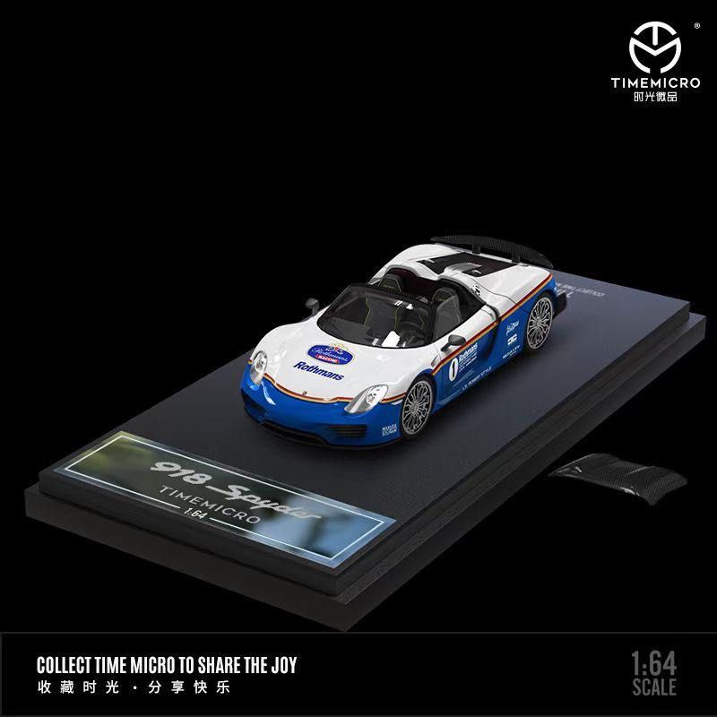 [Pre-Order] Timemicro: 1/63 Porsche 918 Spyder [Rothmans / Advan ...