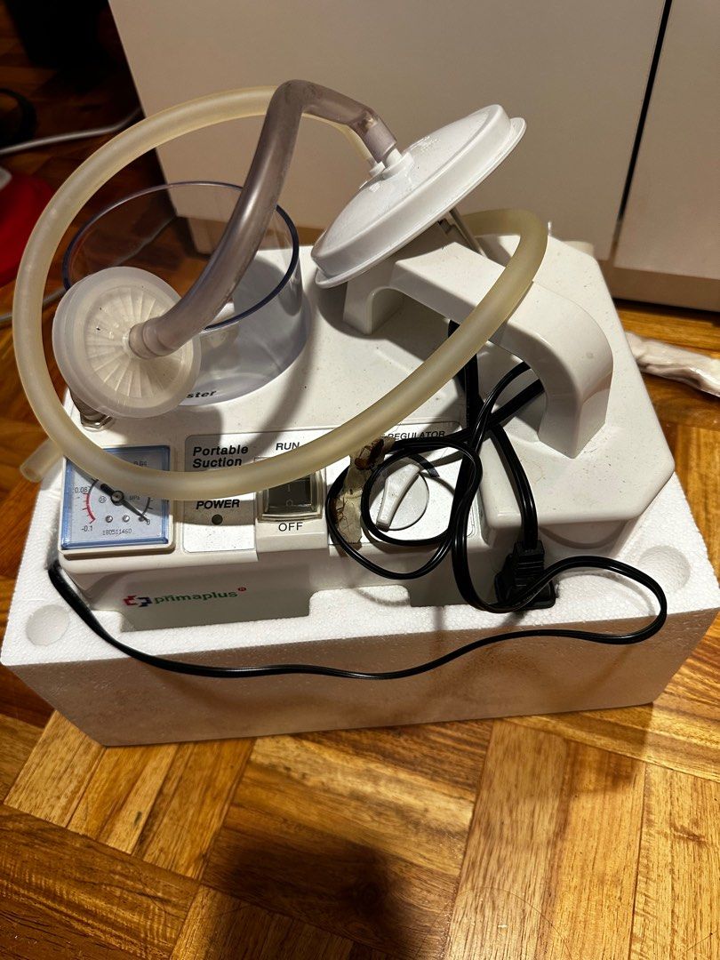 PrimaPlus phlegm suction machine, Health & Nutrition, Medical Supplies ...