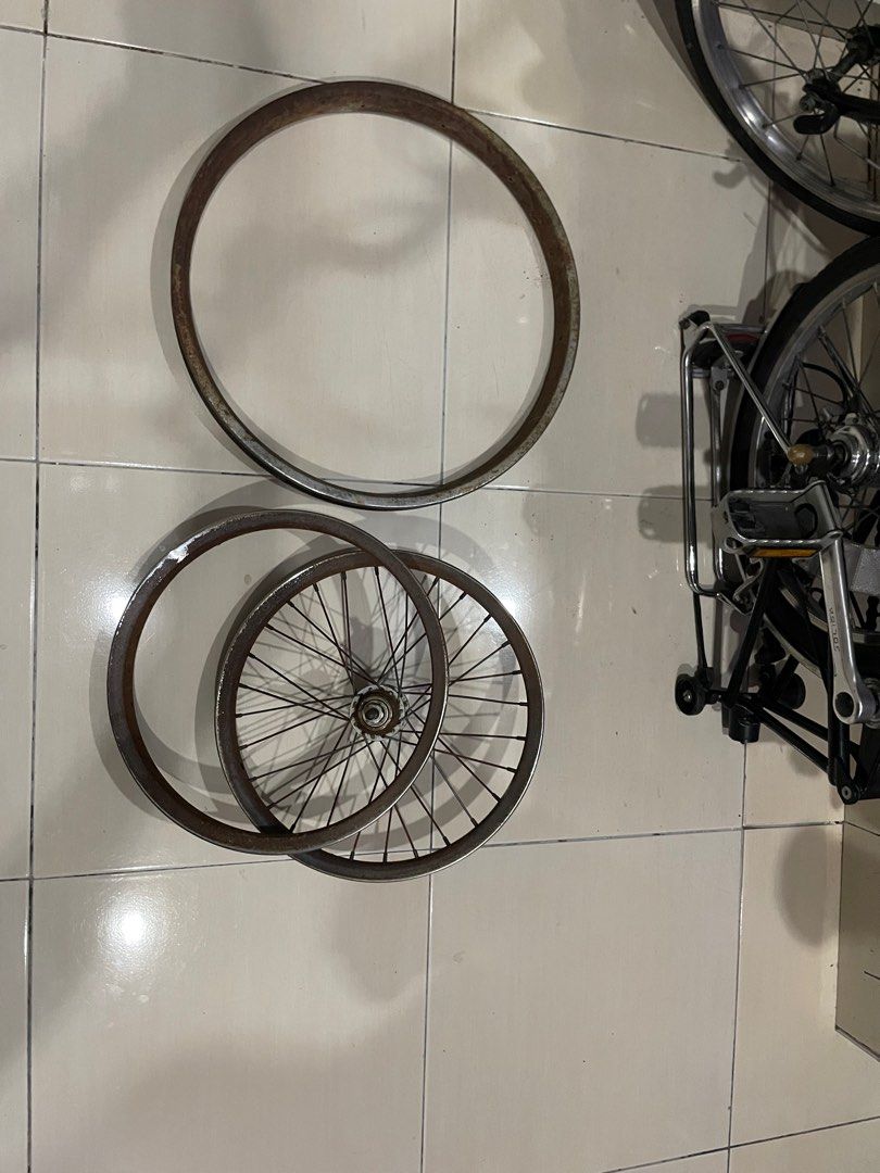Raleigh Chopper Lebar Rims depan dan belakang, Sports Equipment ...