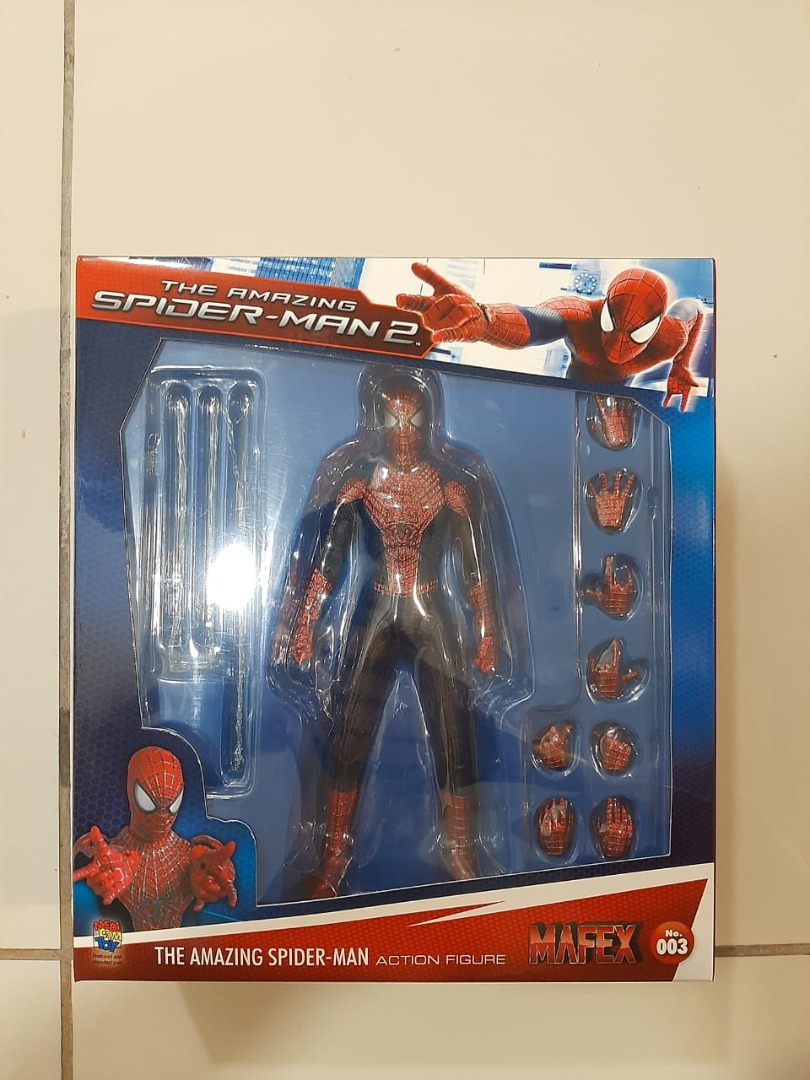 SUPER RARE Medicom Mafex 003 Marvel Movie The Amazing Spider-man Andrew ...