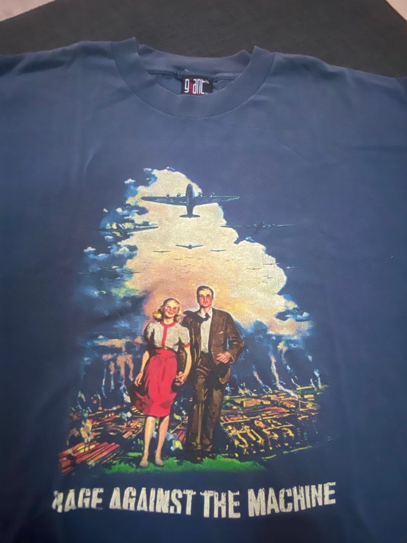 Rare Vintage Giant Rage Against The Machine RATM Shirt XL Pit 23, Men's ...