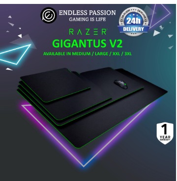 Razer Gigantus V2 Cloth Gaming Mouse Pad (JL2342), Computers & Tech ...