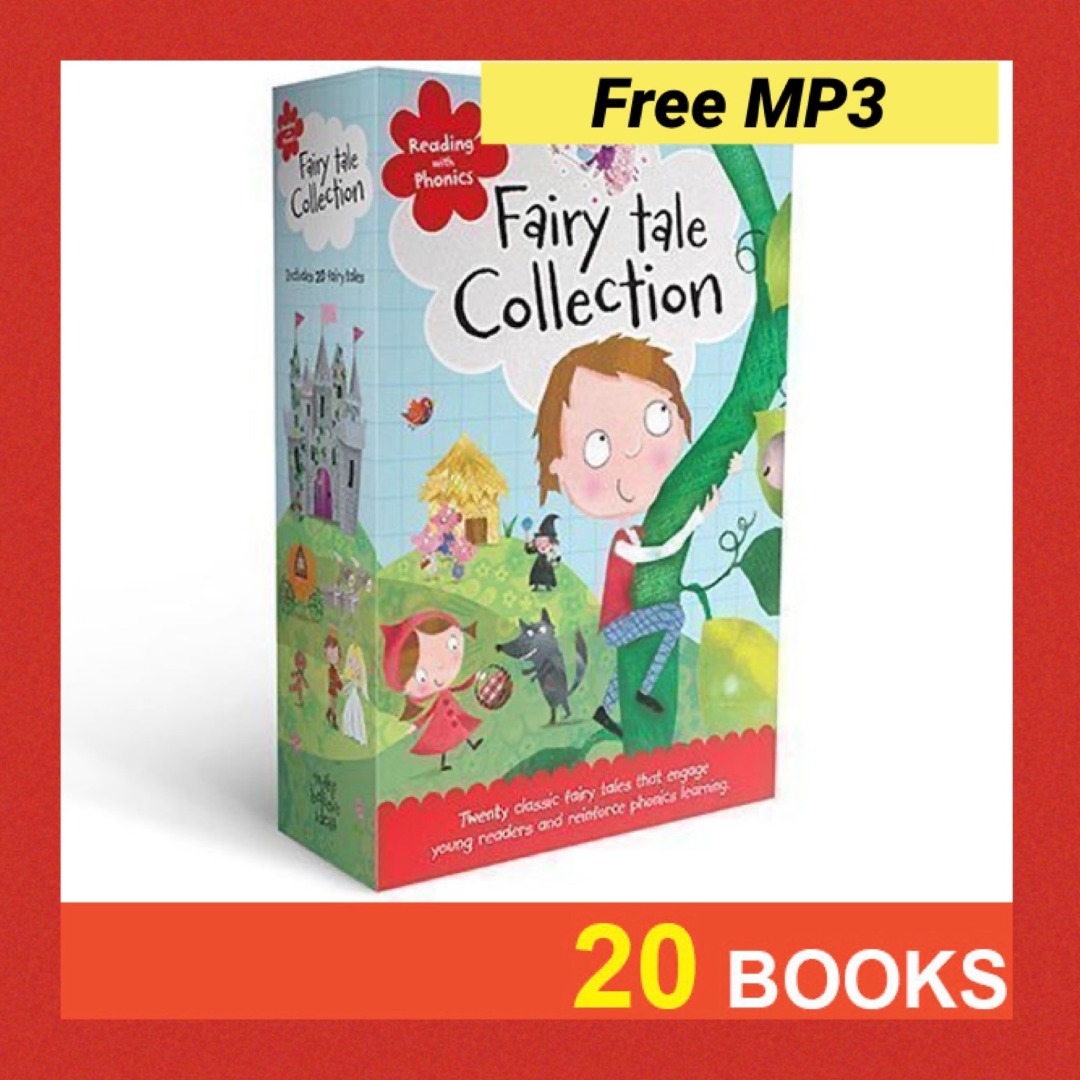 Reading with Phonics Fairy Tale Collections (20 books ), 興趣及遊戲, 書本 & 文具, 小朋友書 - Carousell