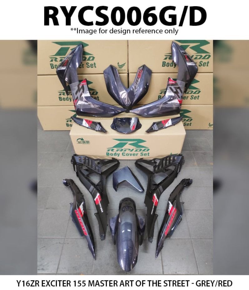 READY STOCK !!! Rapido Cover Set Coverset SNIPER155 V3 Y16 Y16ZR ...