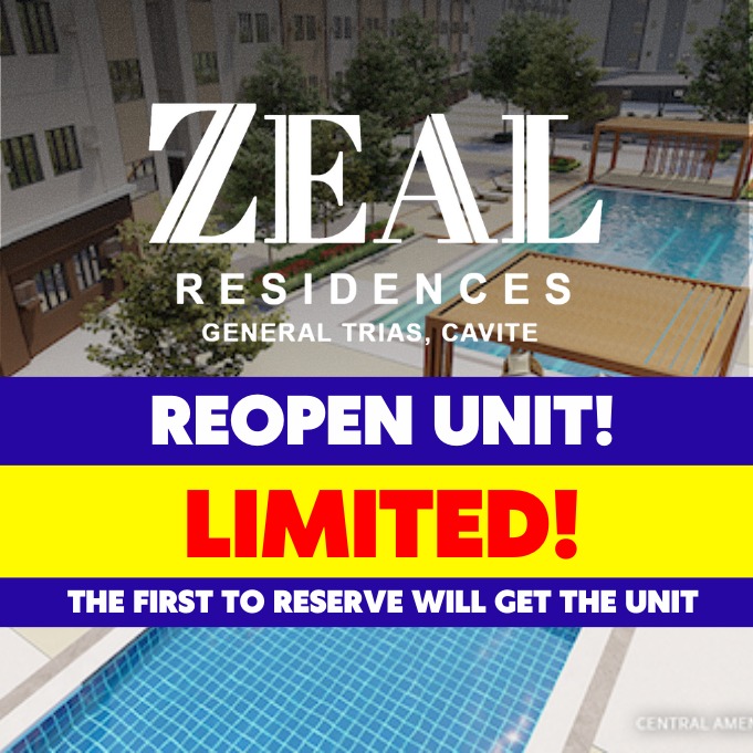 REOPEN UNIT! SMDC Zeal Residences Condo General Trias Cavite 1 Bedroom ...