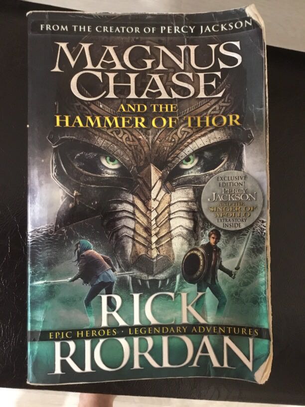 Rick Riordan Magnus Chase and the Hammer of Thor, Hobbies & Toys, Books ...