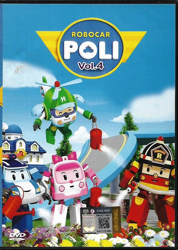 Robocar Poli Vol.4 Episode 31-41 DVD Children Cartoon English Language ...