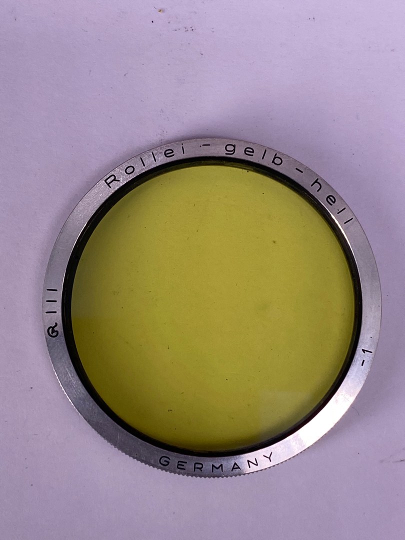 Rolleiflex Rollei-Gelb-Hell Light Yellow Filter suit Bay III 2.8F and 2 ...