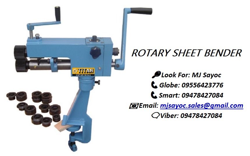 ROTARY SHEET BENDER, Commercial & Industrial, Industrial Equipment on ...