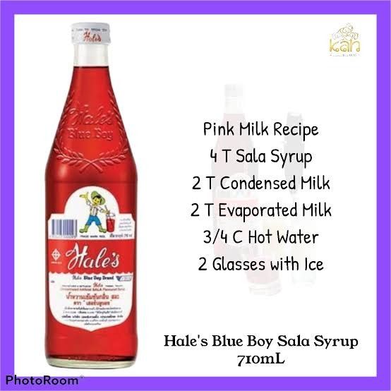 Sala Syrup! (710 ML) Nom Yen (Thai Pink Milk) Hale's Blue Boy Sala ...
