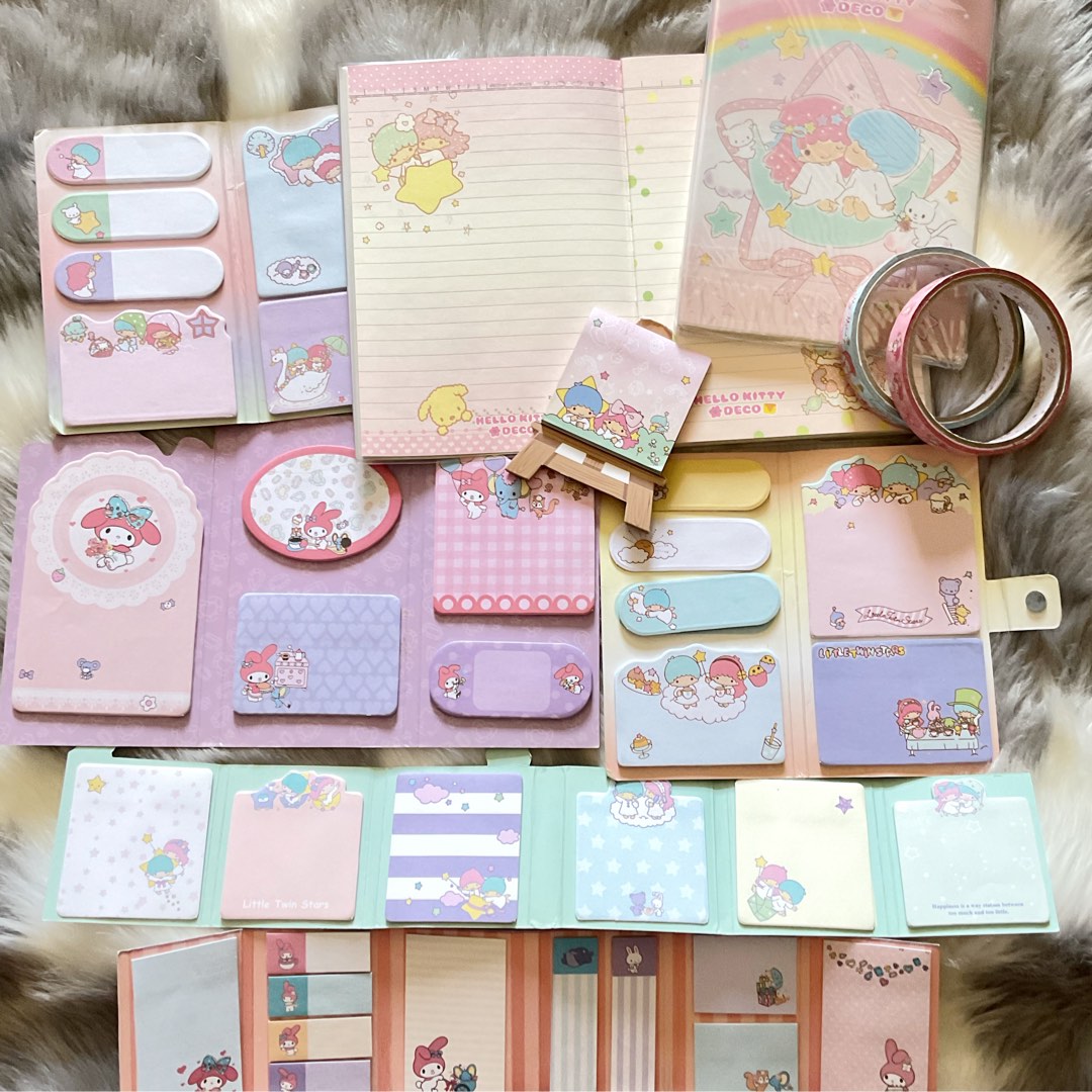 DESTASH SANRIO STATIONERY LOT - Little Twin Stars, My Melody ...