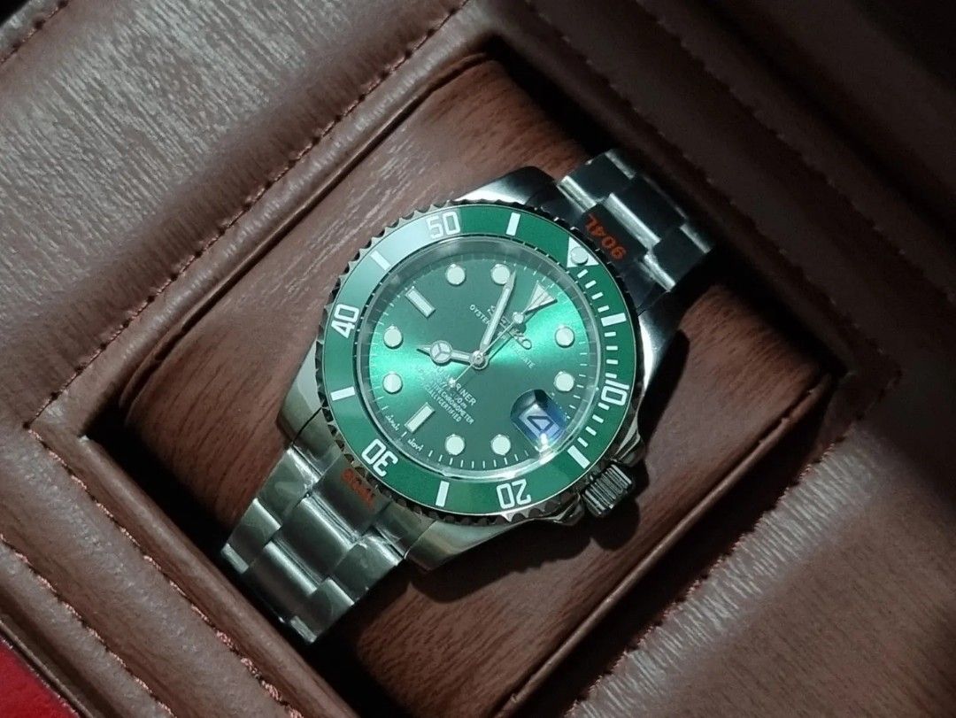 Seiko Mod Custom Hulk Submariner, Men's Fashion, Watches & Accessories ...