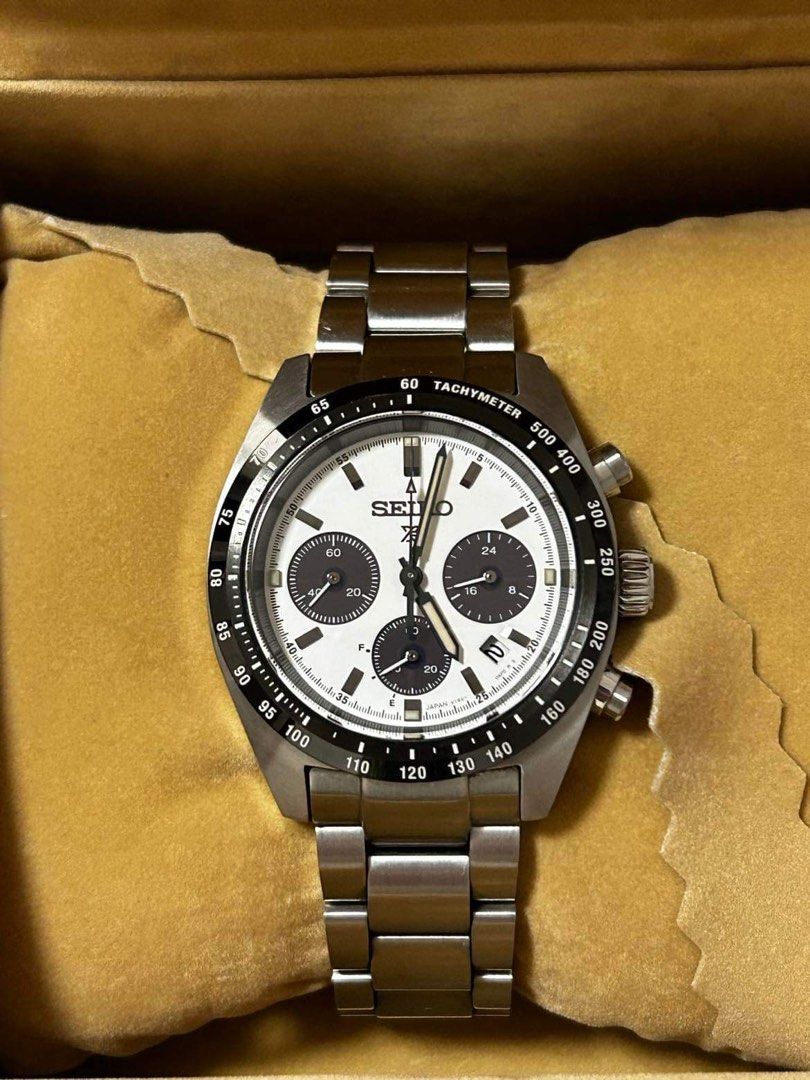 Seiko SBDL085 JDM Speedtimer Panda, Men's Fashion, Watches ...