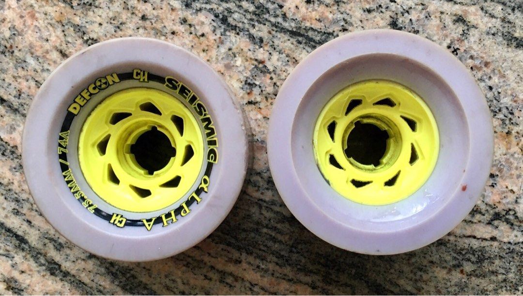 Seismic Alpha Defcon LDP Wheels 80.5mm / Alpha Defcon 75.5mm Plums ...