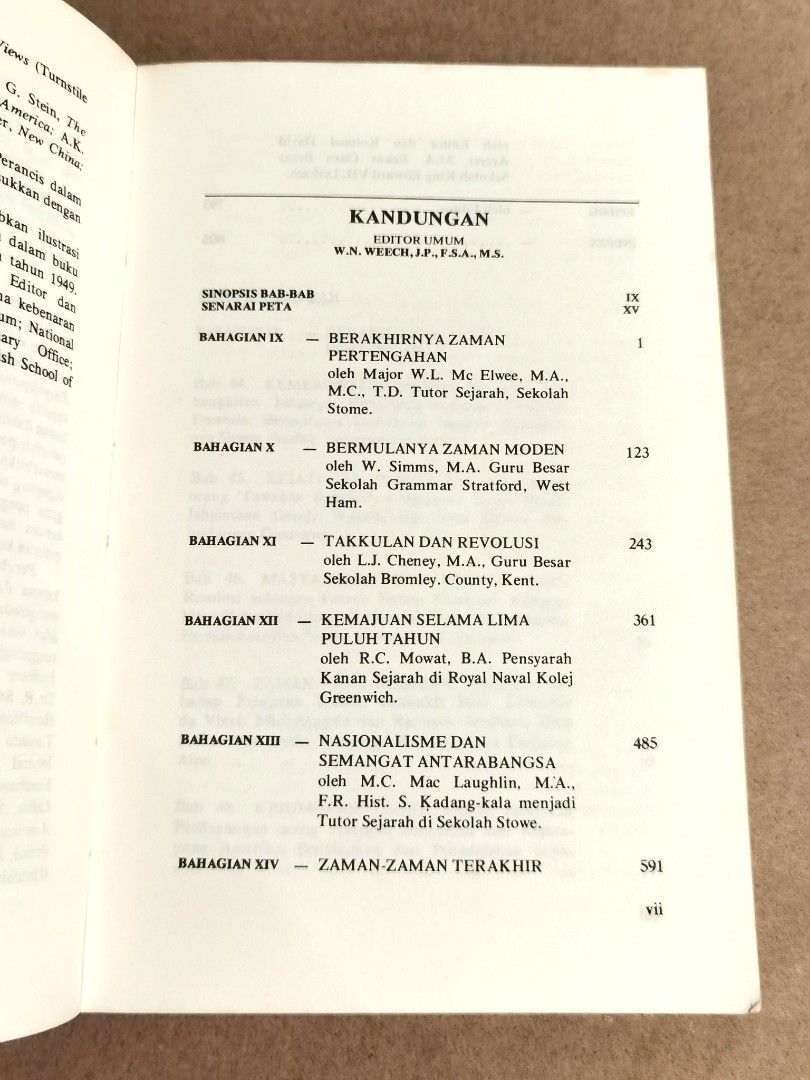 Sejarah Dunia Jilid 2 Buku W N Weech Abdul Karim Abdullah Dewan Bahasa ...