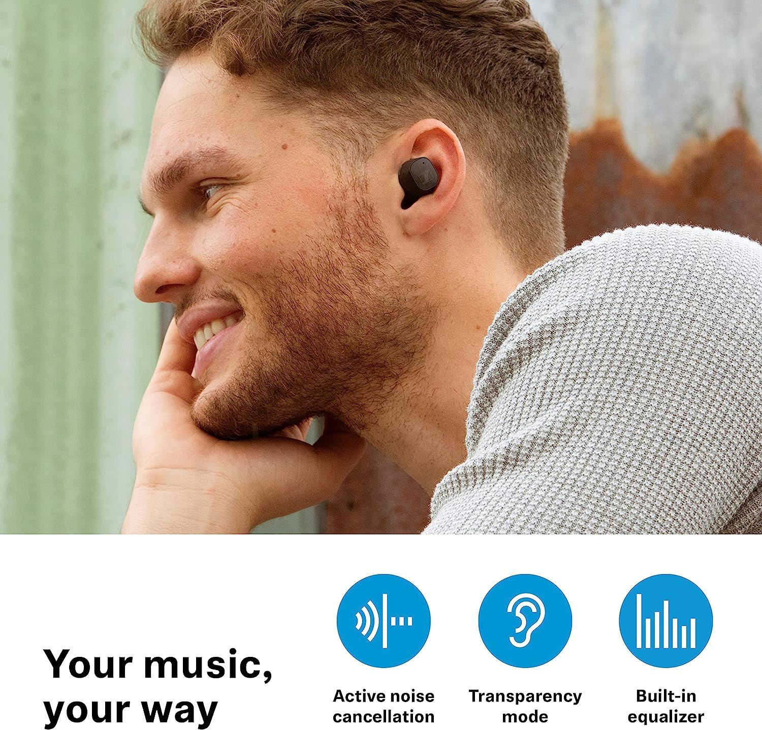 Sennheiser CX Plus SE True Wireless Earbuds - Bluetooth In-Ear Headphones with Active Noise ...