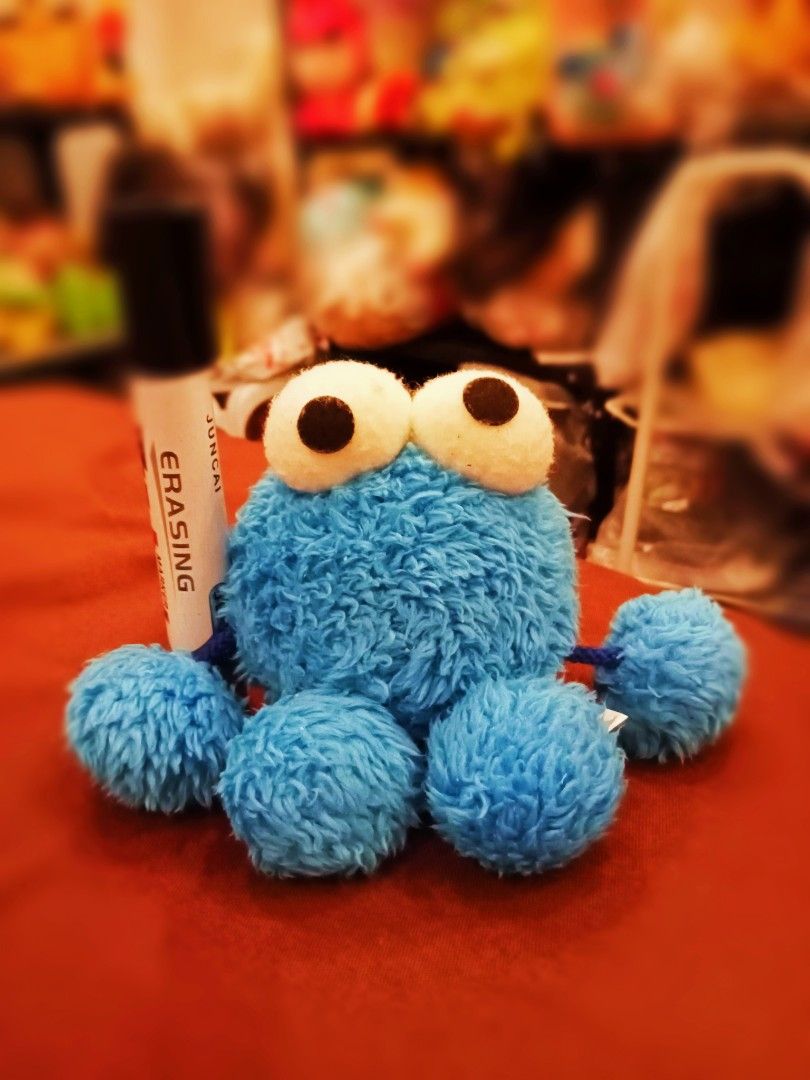 Sesame street plush toys (ELMO, COOKIE MONSTER, BERNIE) on Carousell