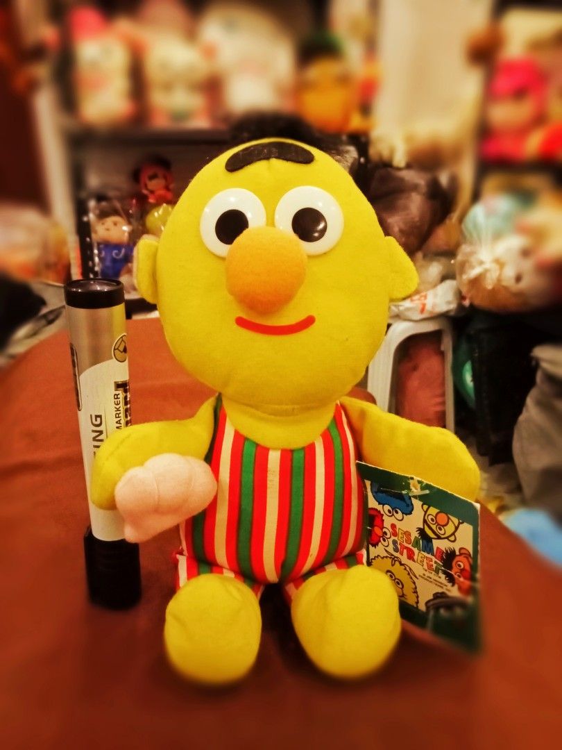 Sesame street plush toys (ELMO, COOKIE MONSTER, BERNIE) on Carousell