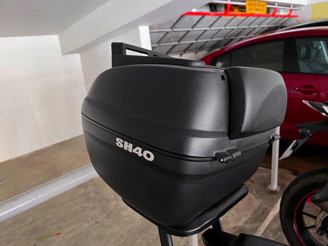 Shad SH40 Cargo Top Box with Base Plate, Motorcycles, Motorcycle ...