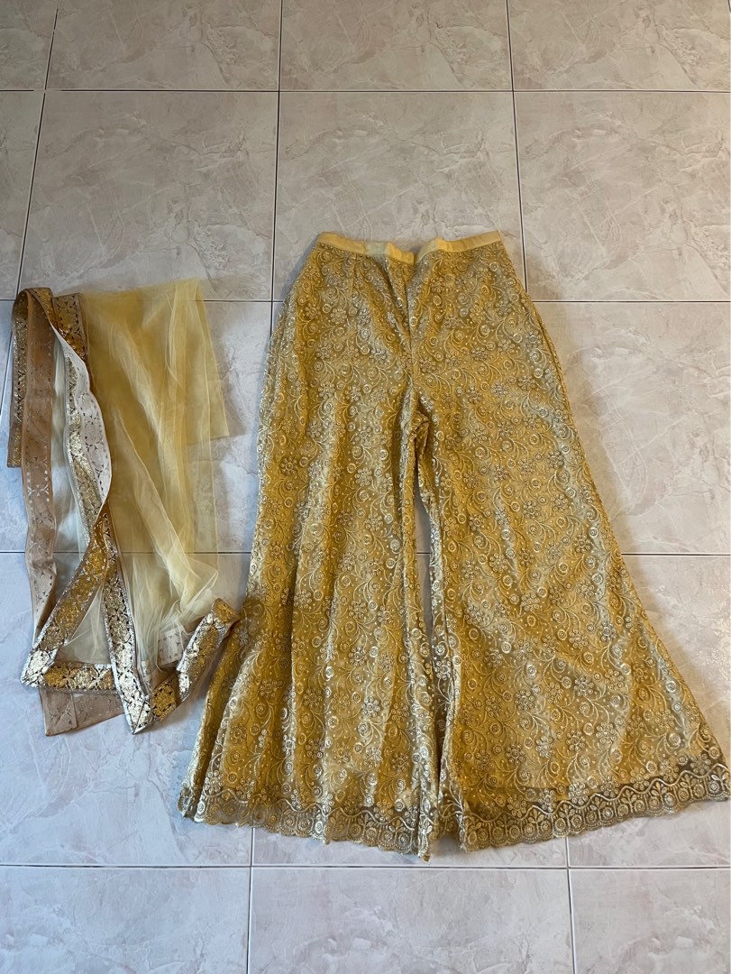 Sharara, gharara, palazzo, scarf set, punjabi suit, indian traditional ...