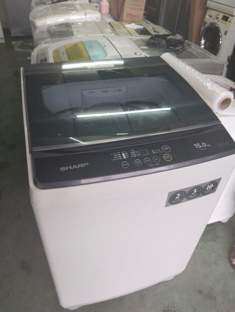 Sharp 15 kg washing machine, TV & Home Appliances, Washing Machines and ...