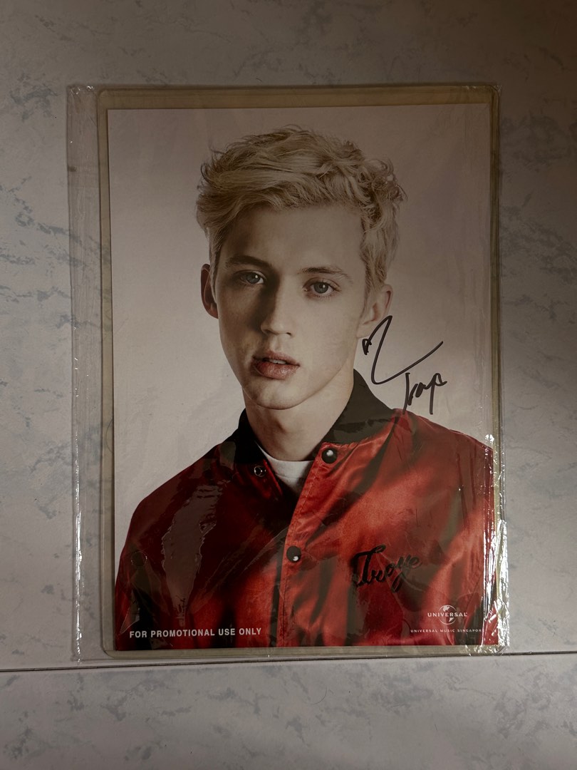 Signed Troye Sivan Poster, Hobbies & Toys, Memorabilia & Collectibles ...