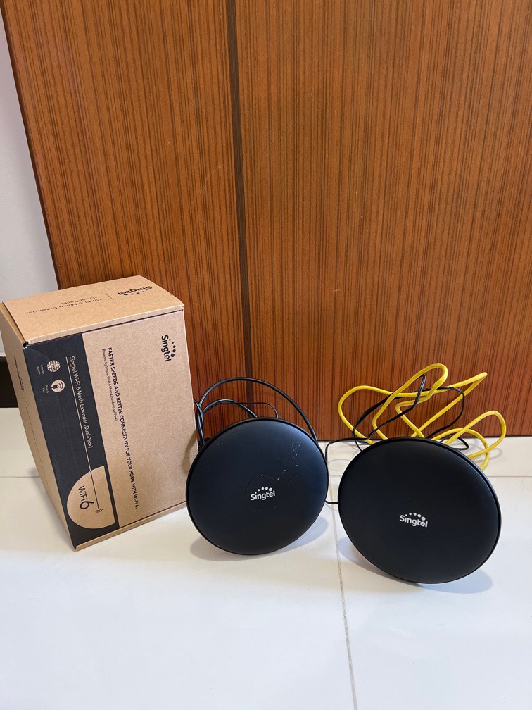 Singtel Wifi Mesh extender routers, Computers & Tech, Parts ...
