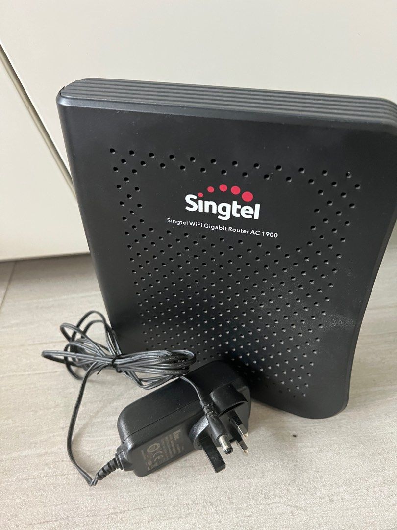 Singtel wifi gigabit router AC1900 (complete set), Computers & Tech ...