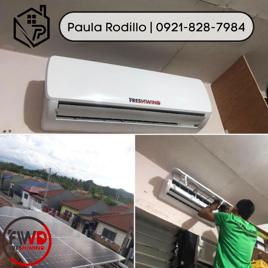 SOLAR AIRCON 2.0 HP, TV & Home Appliances, Air Conditioning and Heating ...