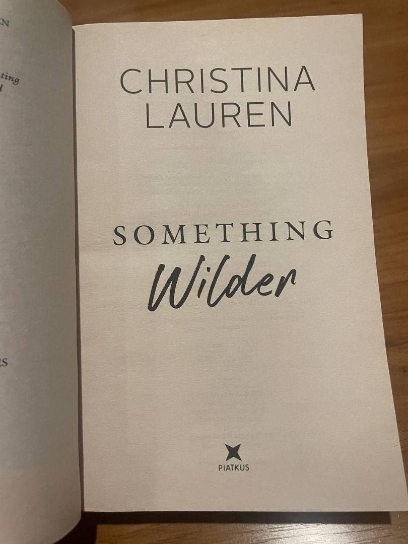 Something Wilder by Christina Lauren on Carousell