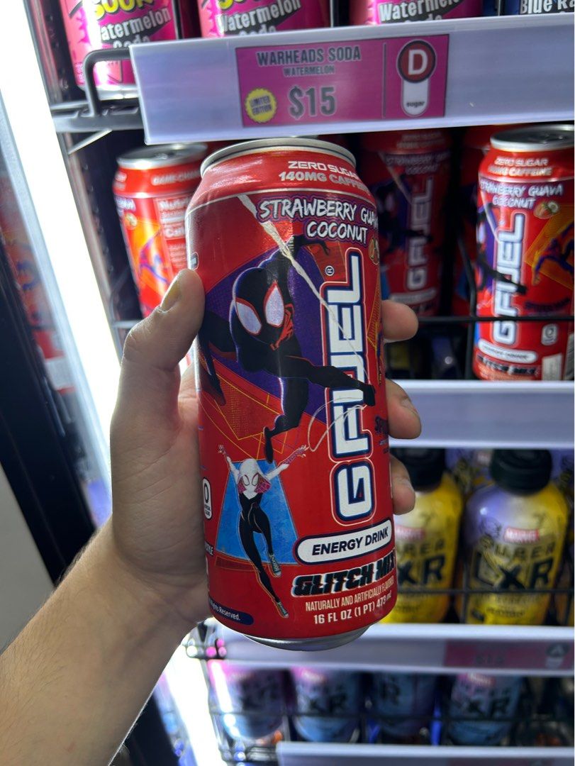 Spider Man G-Fuel | Into The Spider Verse, Food & Drinks, Other Food ...