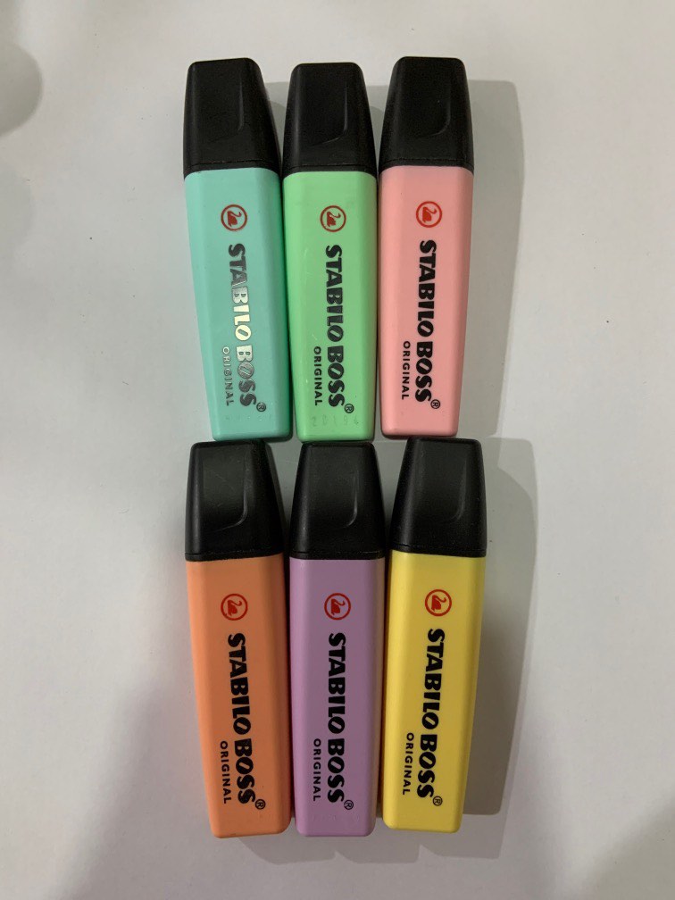 Stabilo boss pastel, Buku & Alat Tulis, Alat Tulis di Carousell