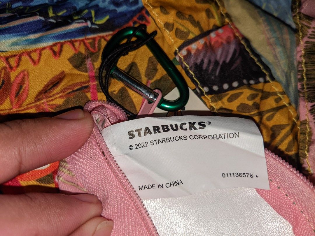 Starbucks x Farm Rio Collection Tote Bag, Furniture & Home Living ...