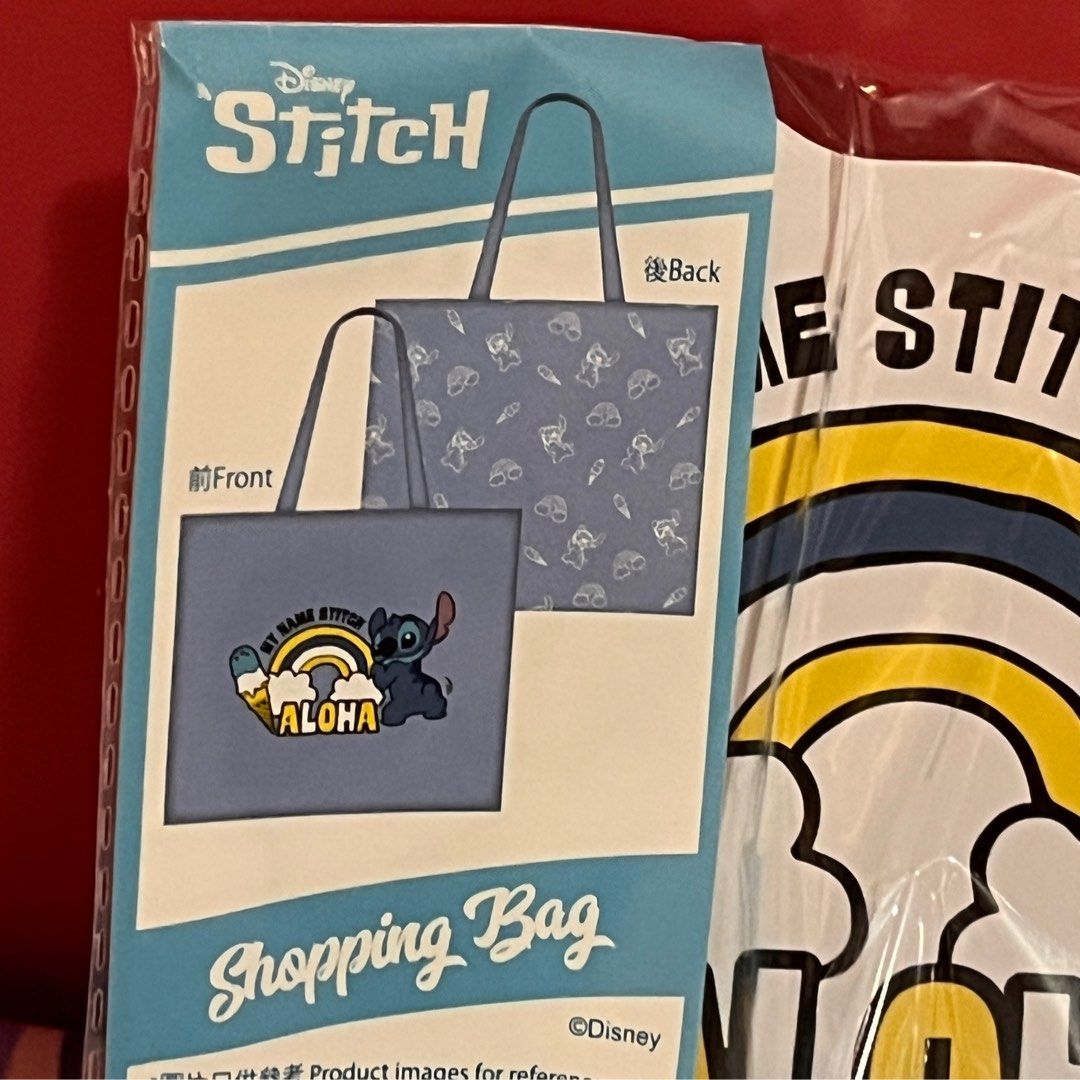 Stitch shopping tote bag Disney Cute Lido carrier gift, Women's Fashion ...