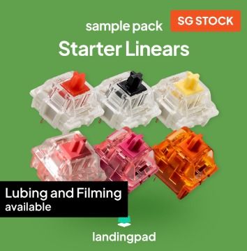 Switch SAMPLE Packs / Tester Switches LINEAR TACTILE LUBE & FILM ...