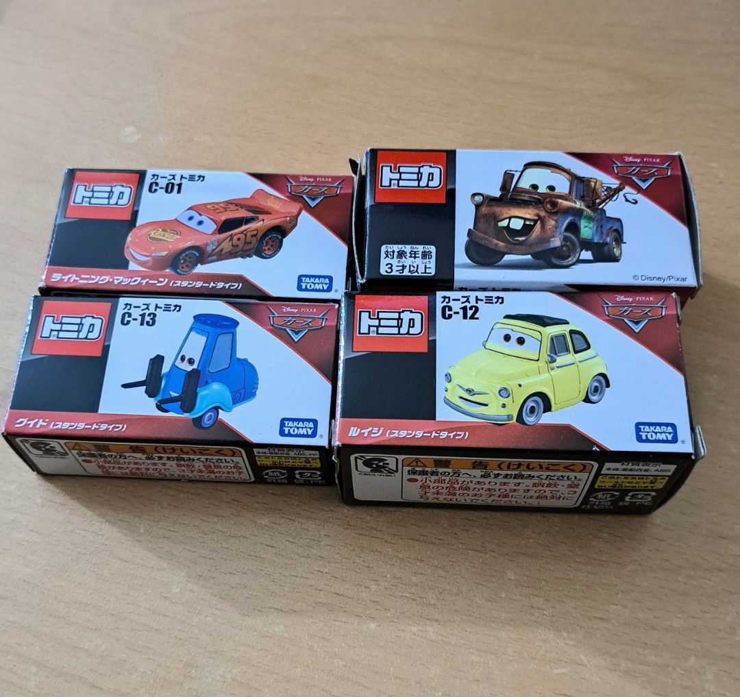 Takara Tomi Tomica Dream Cars Series Disney Lightning Mcqueen Luigi ...